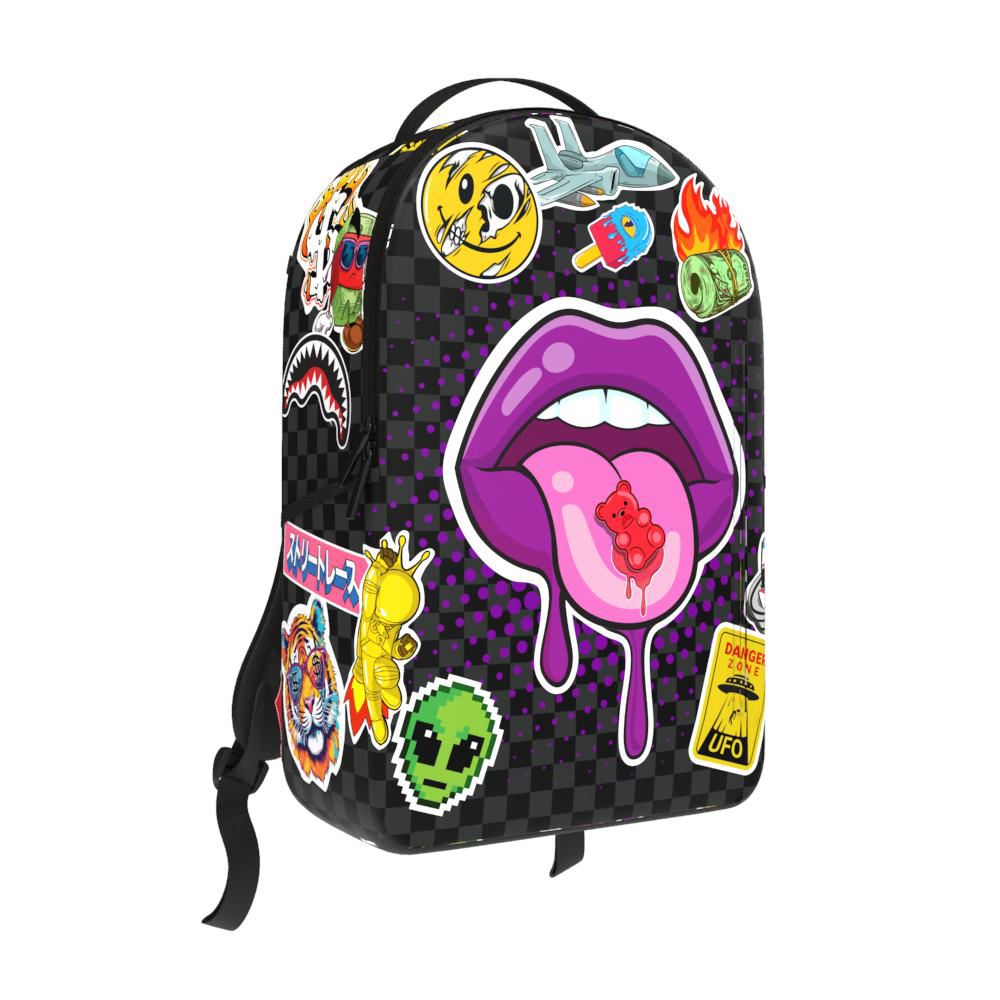Sprayground Lips Smack Down DLXSV Backpack B7581 – I-Max Fashions
