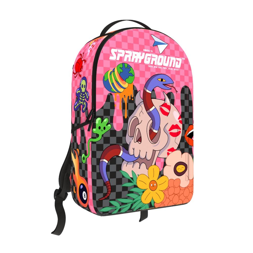 Sprayground Wtf Skull Drip DLXSV Backpack B7604 – I-Max Fashions