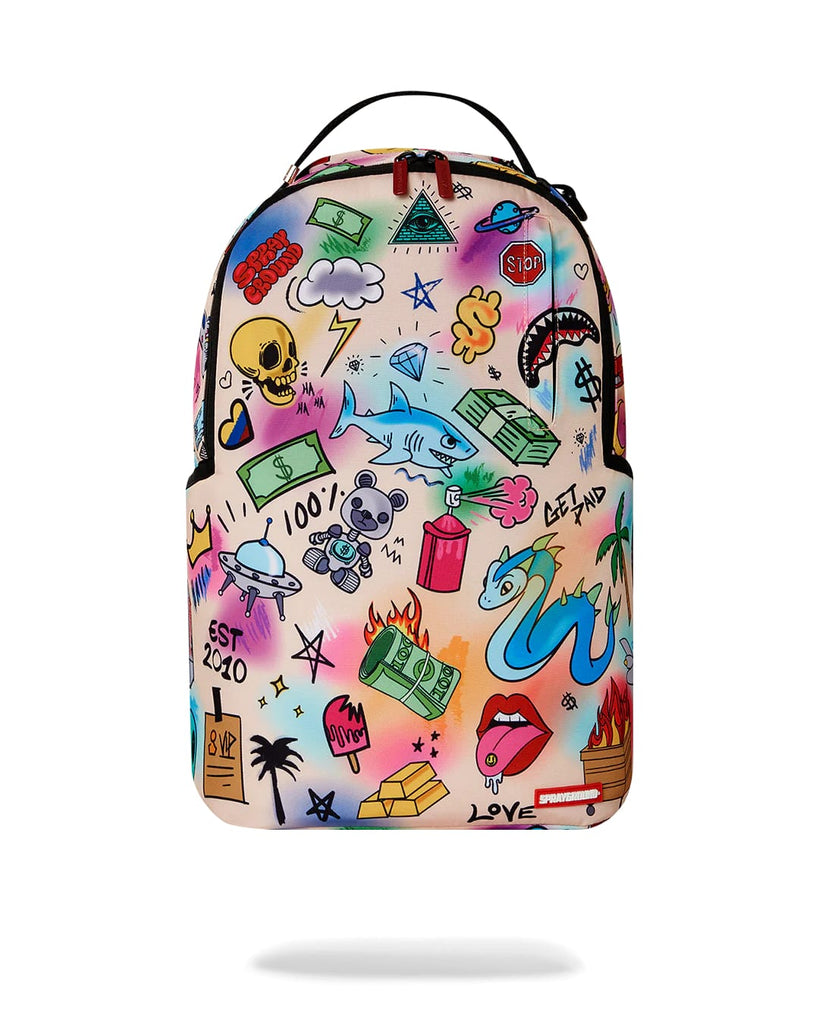 Sprayground Doodle Character Backpack B6636 – I-Max Fashions