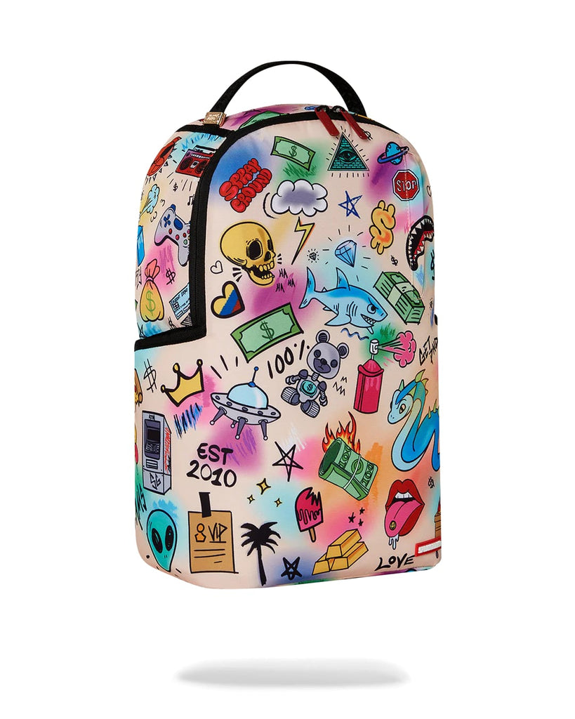 Sprayground Doodle Character Backpack B6636 – I-Max Fashions