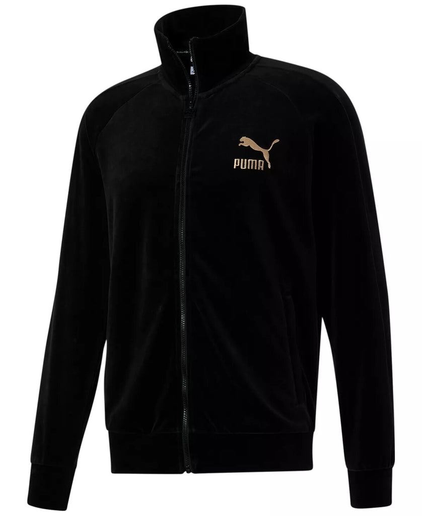 Puma Men's Forever Better T7 Zip-Front Velour Track Jacket – I-Max Fashions